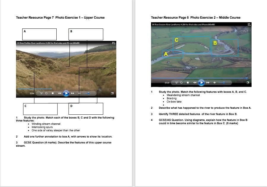 River Processes and Landforms - PUMPKIN INTERACTIVE